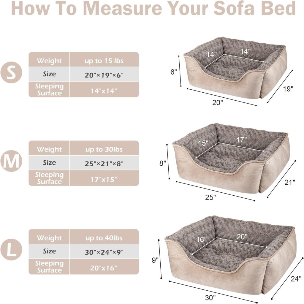 JOEJOY Rectangle Dog Bed Review - Small Pet Beds